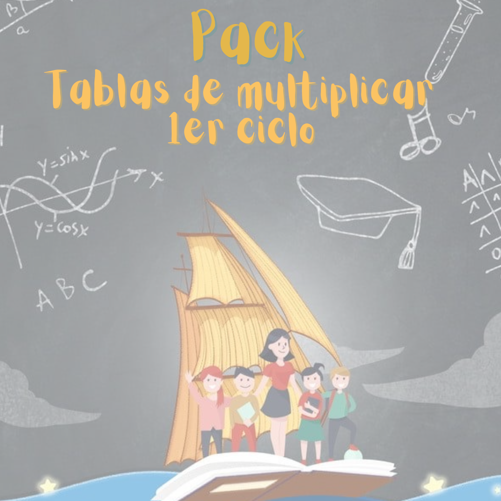 Pack Tablas de multiplicar 1er ciclo - Laialá